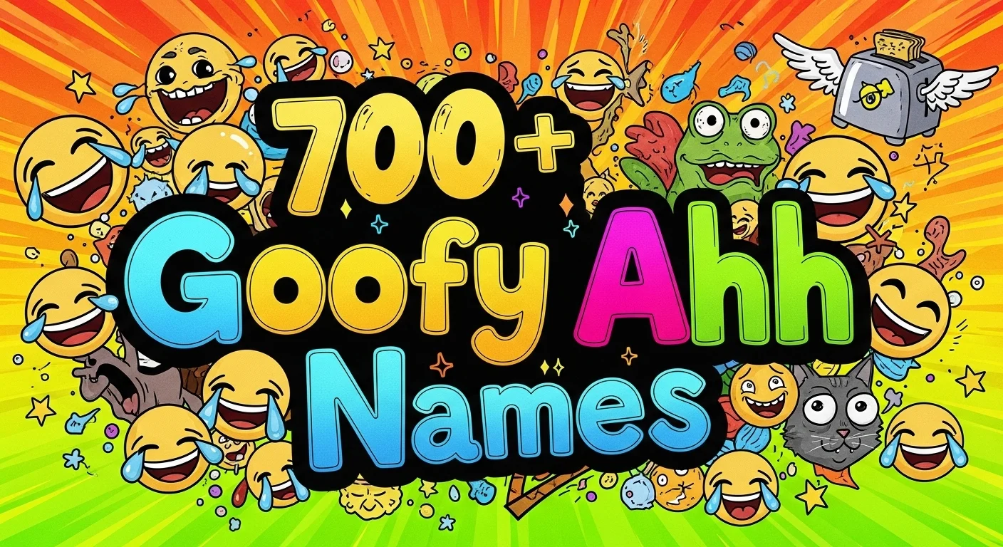 700+ Goofy Ahh Names (Funny, Silly & Meme Worthy Ideas for 2026 😂)