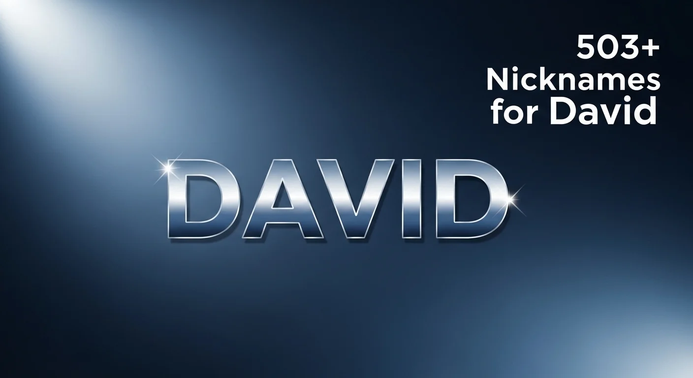 503+ Nicknames for David (2026) | Cute, Cool & Unique Name Ideas
