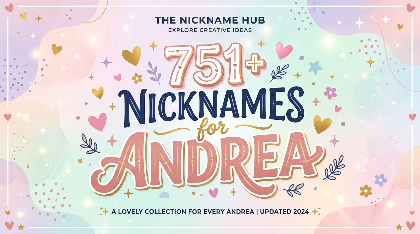 751+ Nicknames for Andrea (Cute, Funny & Unique Name Ideas)