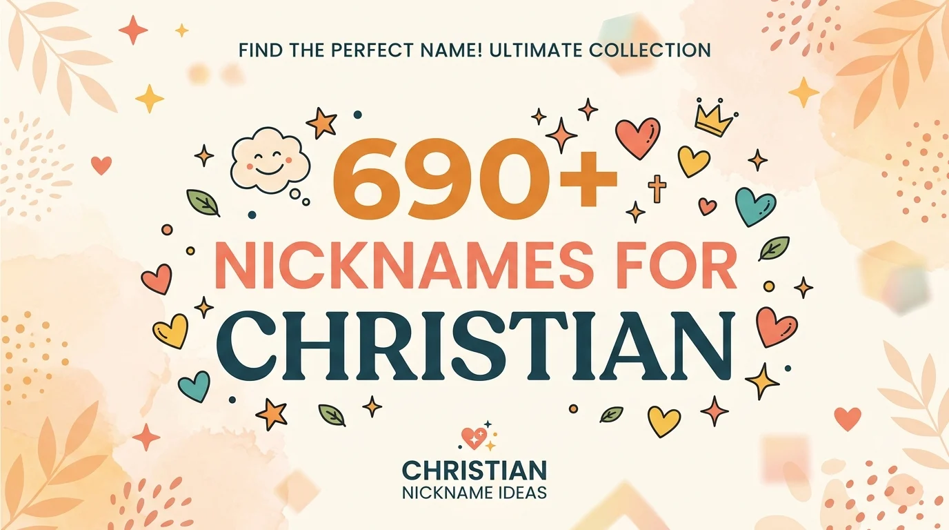 690+ Nicknames for Christian (Cute, Cool, Funny & Unique Name Ideas)