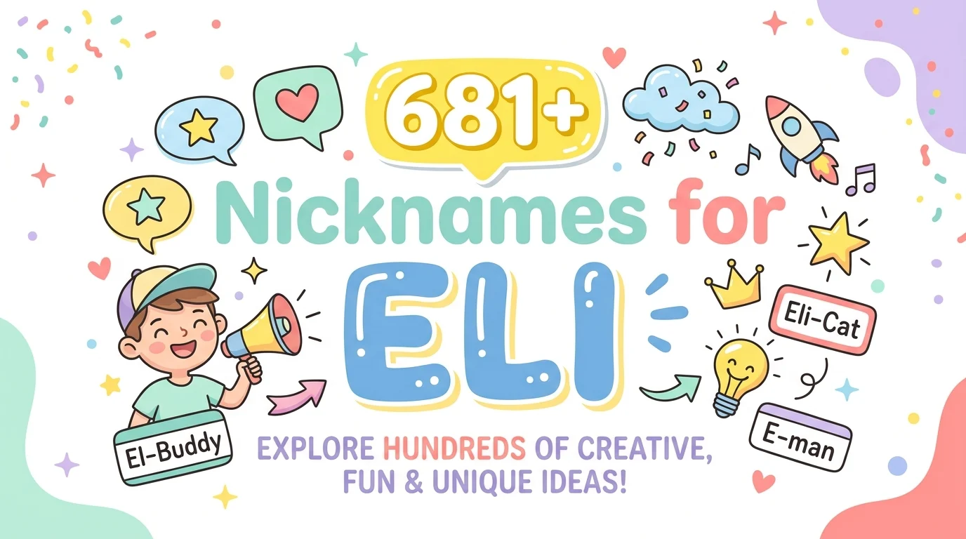 681+ Nicknames for Eli (Cute, Funny & Unique Name Ideas)