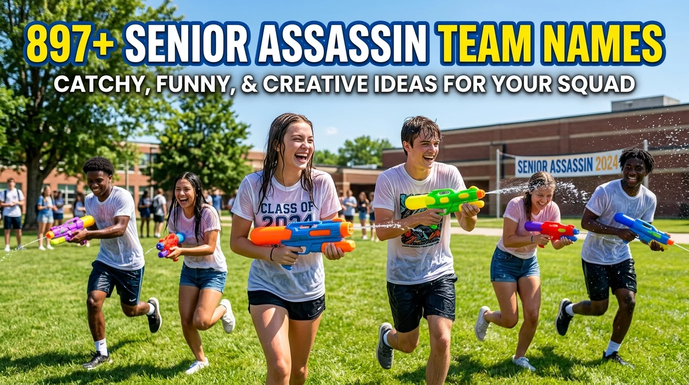 897+ Senior Assassin Team Names (Creative Ideas for 2026)