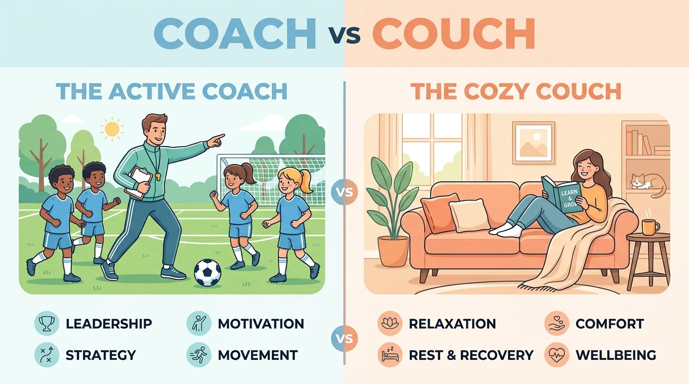 Coach vs Couch: What’s the Difference? (Meaning, Examples, and Easy Tips)