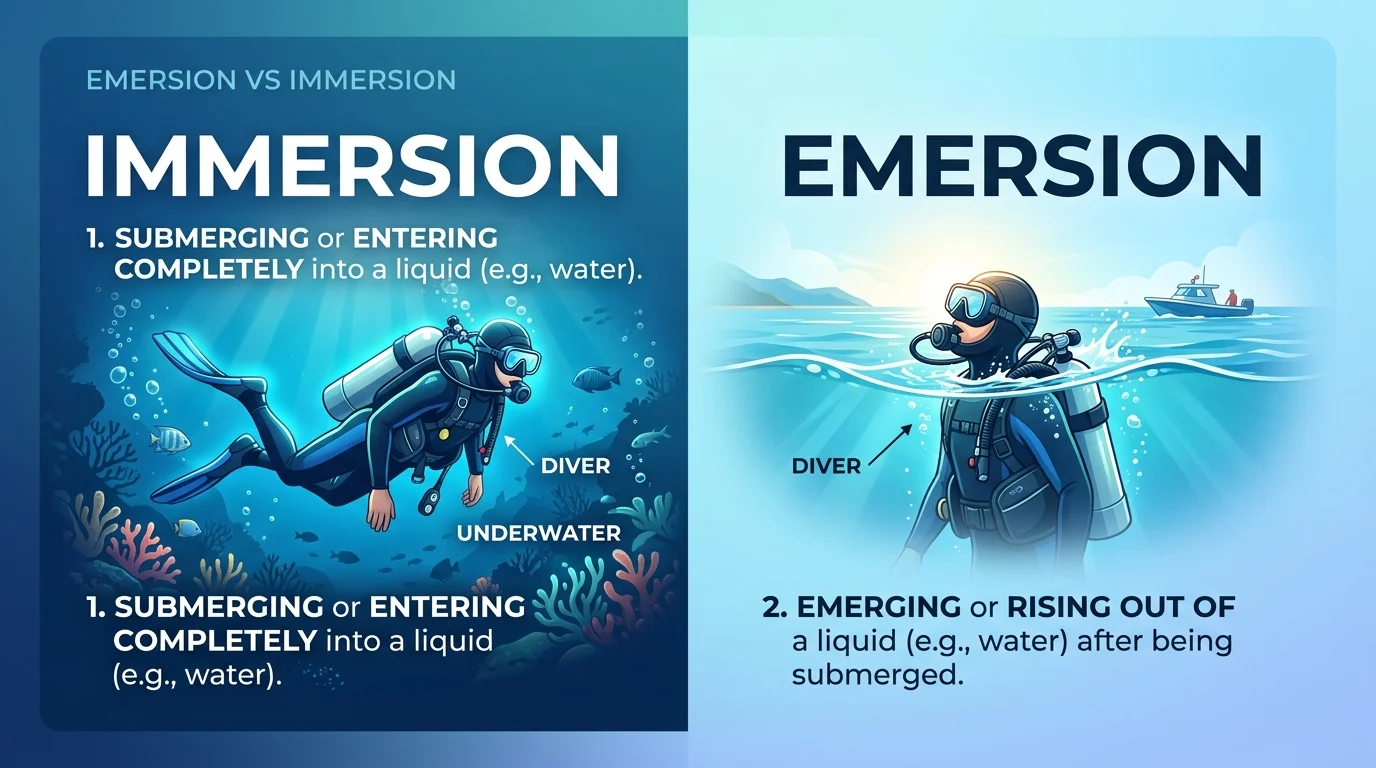 Emersion vs Immersion: What’s the Difference? Meaning, Examples, and ...