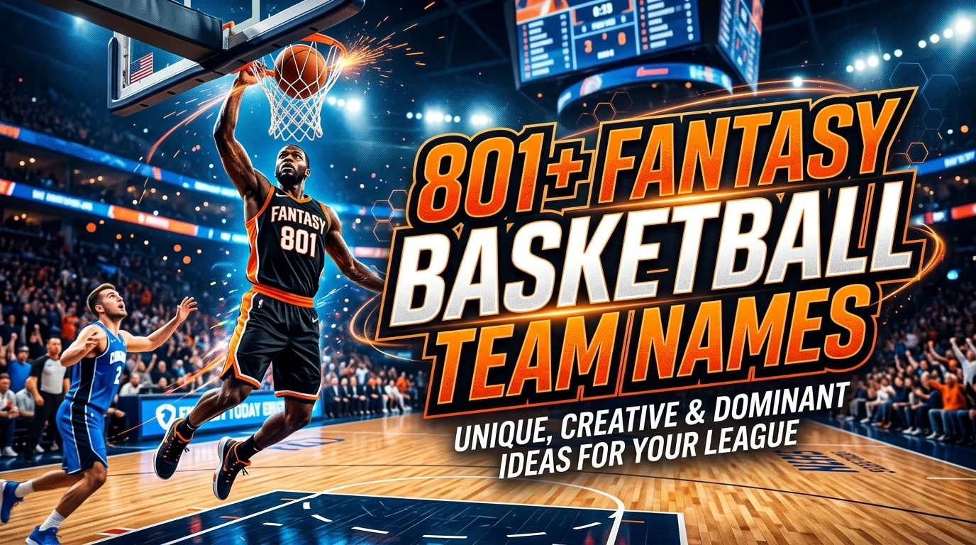 801+ Fantasy Basketball Team Names (Funny, Cool, Clever & Creative Ideas)